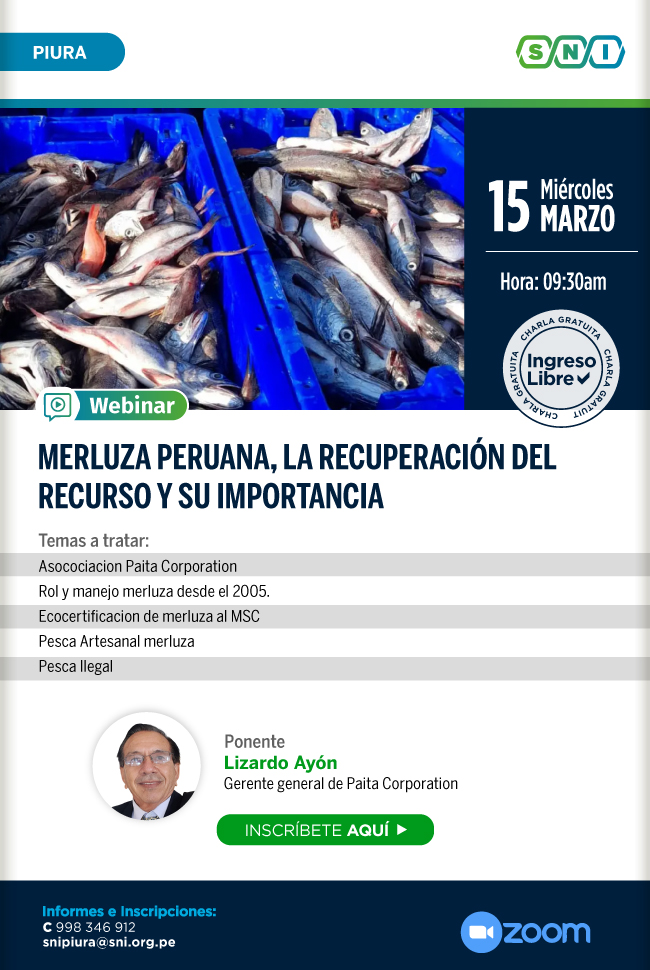 Webinar: Merluza Peruana, la recuperación del recurso y su importancia ...